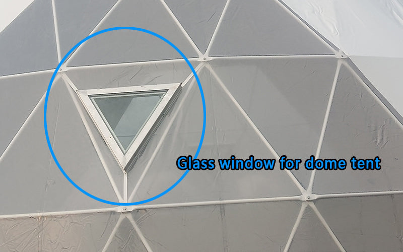 26M Big Geodesic Dome Tent for Event and Exhibition with Double Open G ...