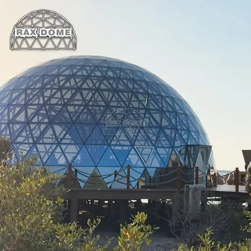 RAXDOME 15M Geodesic Glass Dome House for Campsite Restaurant and Loun ...