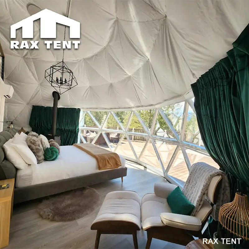 9M Geodesic Mixed Dome House for Glamping Resorts Hotel – RAX TENT